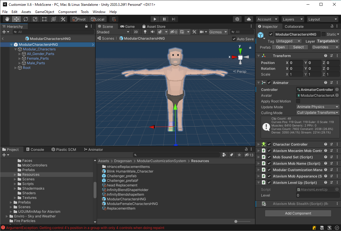 Using the provided prefab - HNGamers