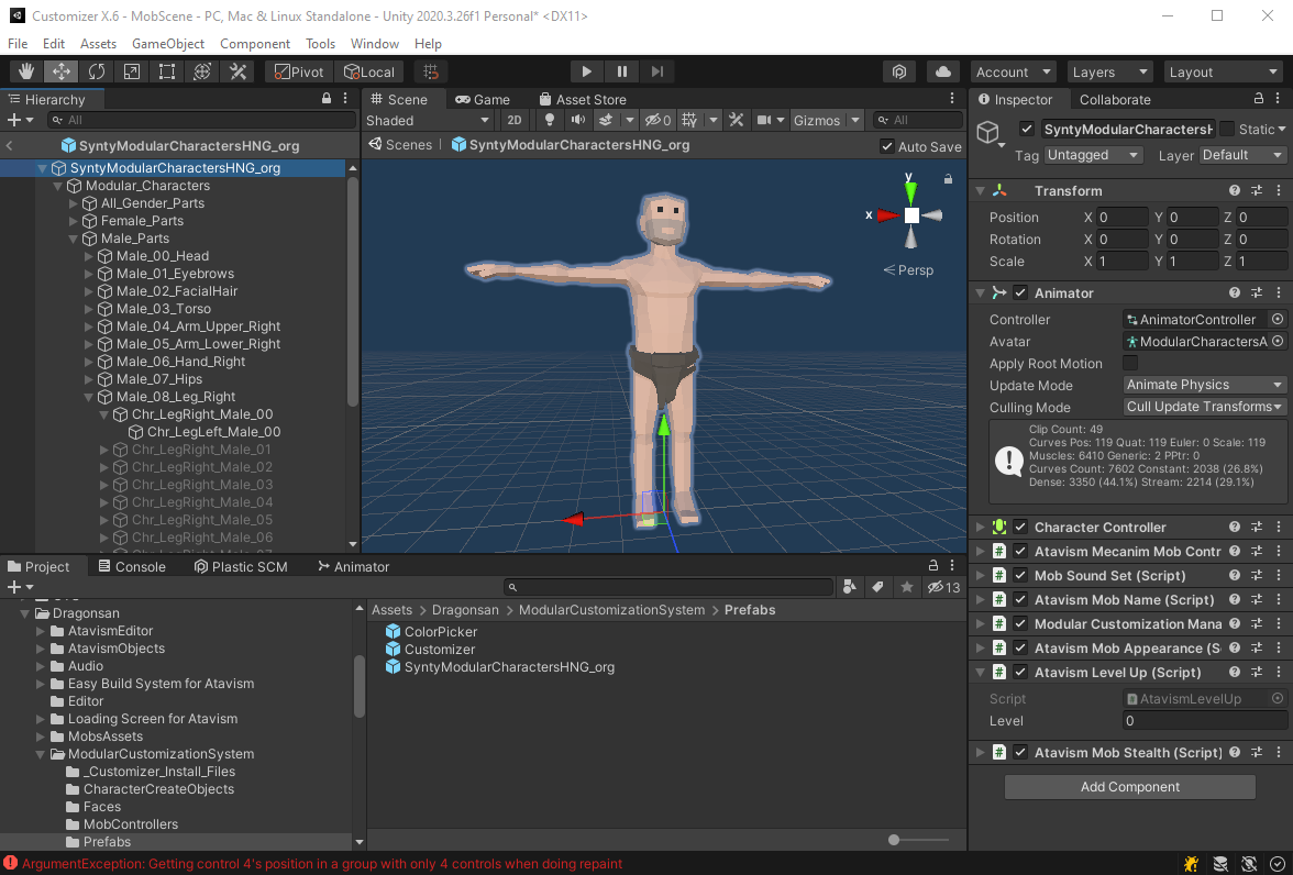 Using the provided prefab - HNGamers