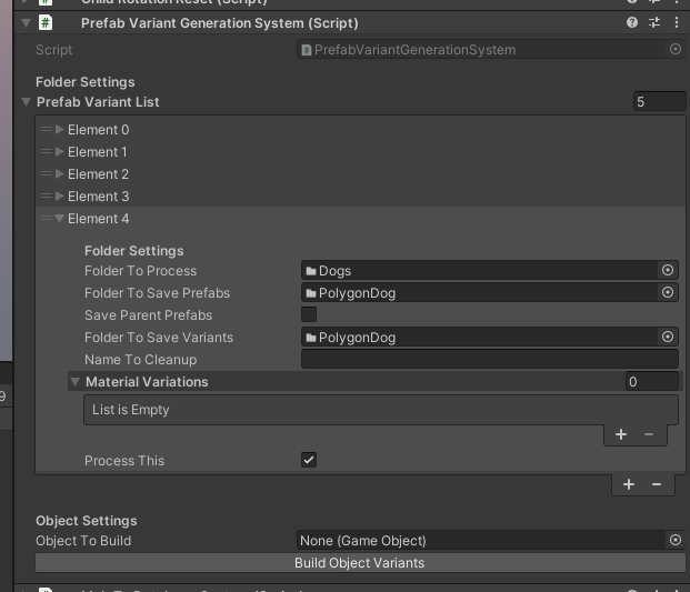 Prefab and Variant Generation - HNGamers