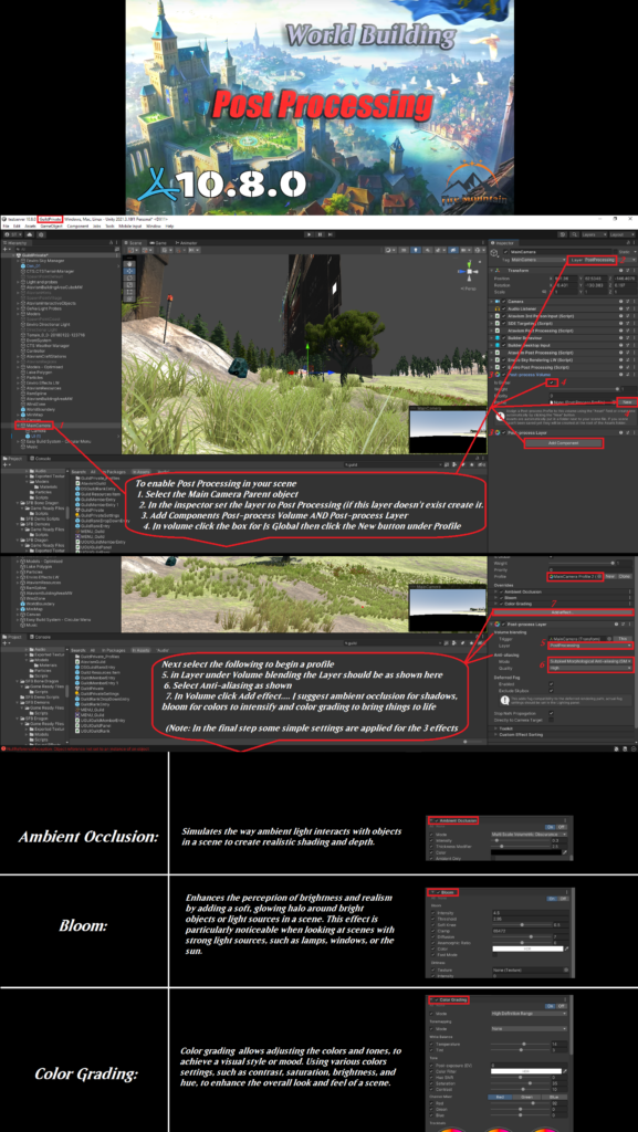 Enable post processing in a scene – Atavism - HNGamers