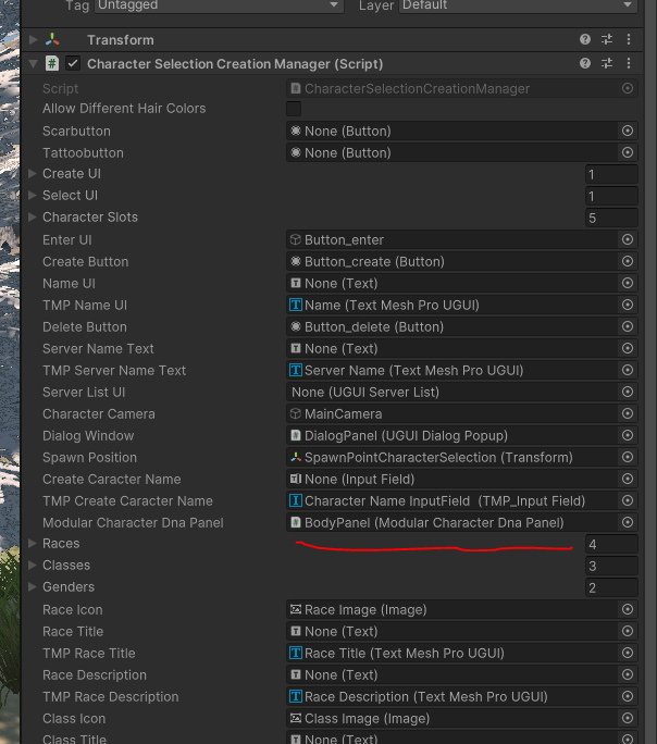 Character Creation Scene - HNGamers